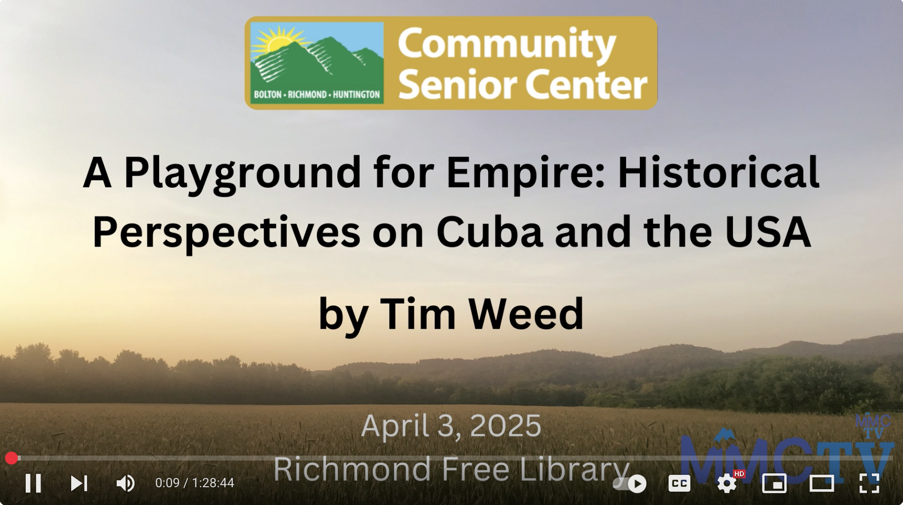 Illustrated Cuba talk now televised & available for free viewing | Tim Weed